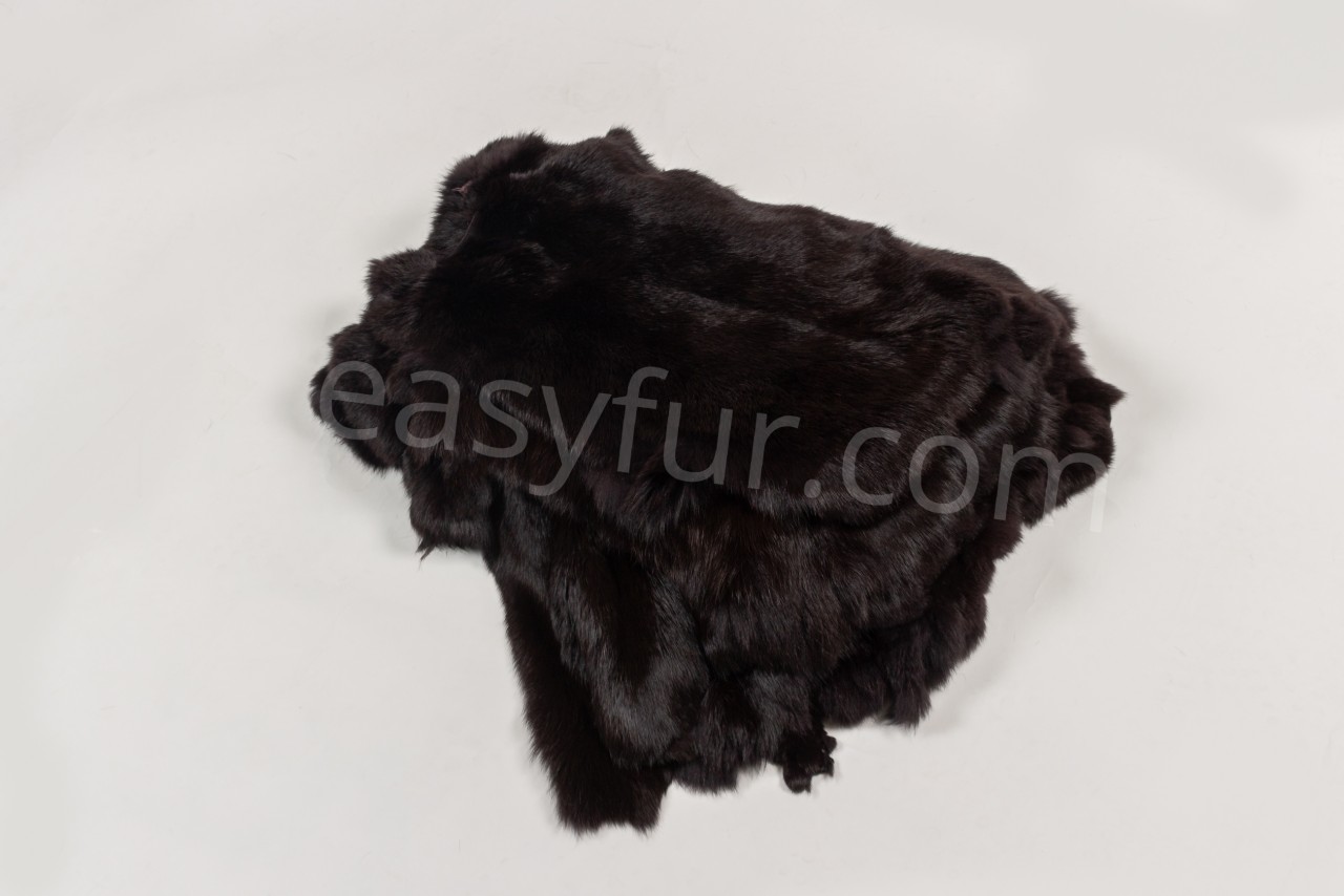 Rabbit skins - sheared and long-haired rabbits in various colors