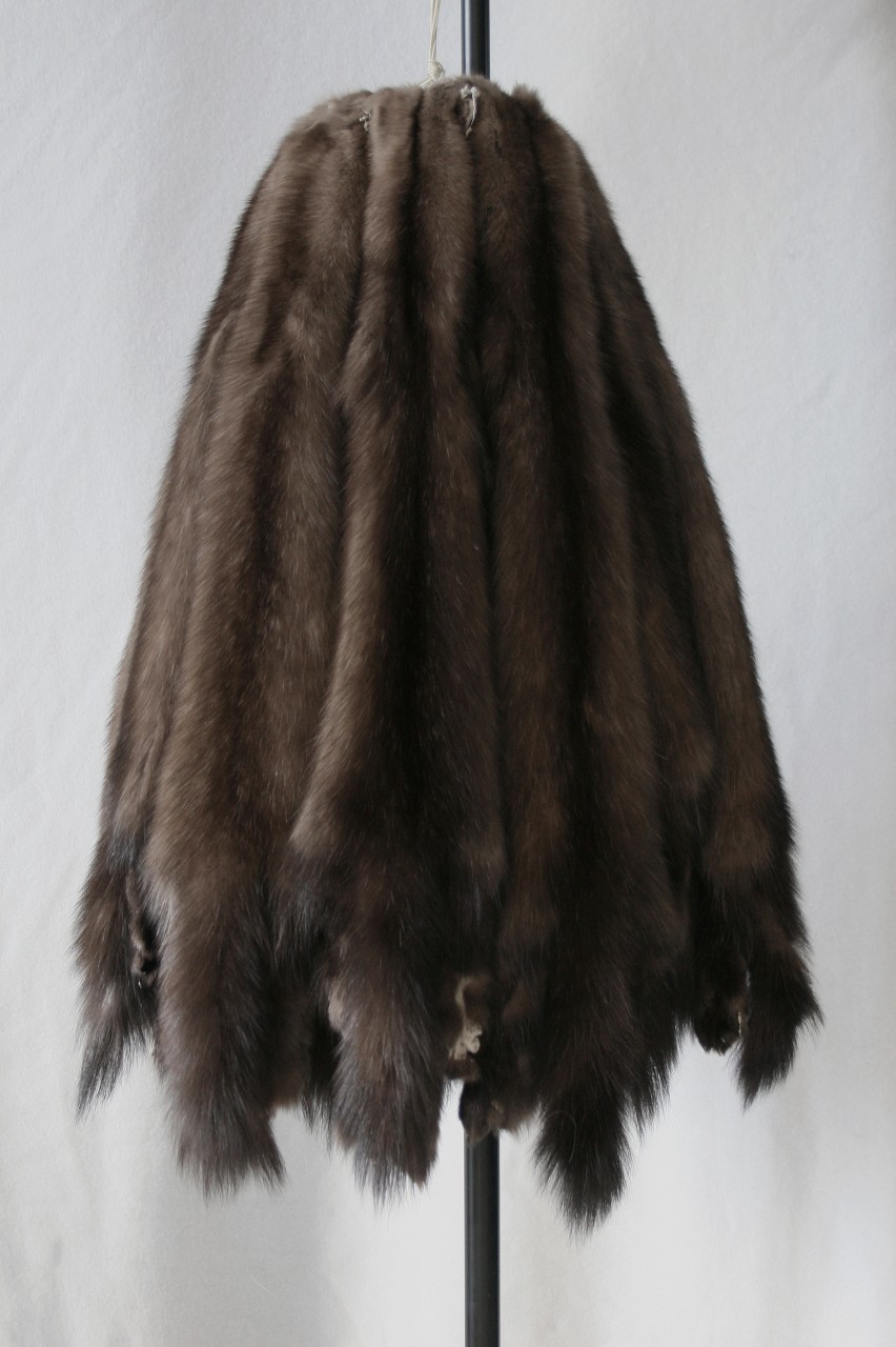 Sable skins from Russia in Tortora X-Dark