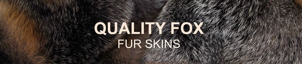 Fox Skins / Fox Pelts - Red foxes, silver fox, shadow fox, blue fox skins